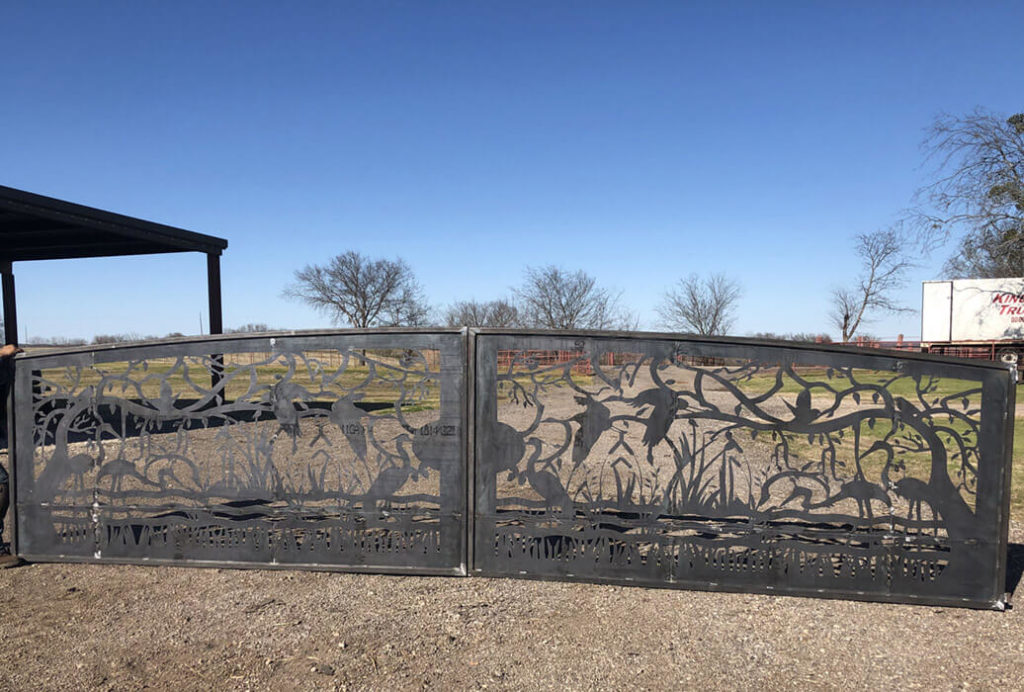 Johnson Custom Entrance and Driveway Gates, Signs, & Panels